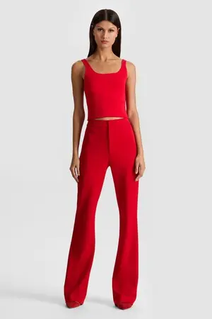 Alice + Olivia Ronnie Slim Bootcut Trouser