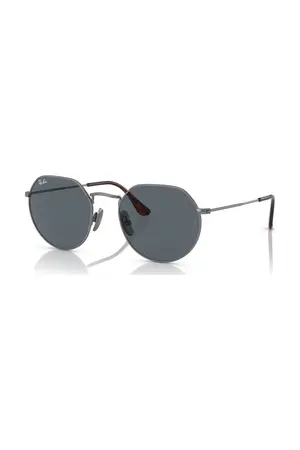 Ray-ban Jack Titanium Sunglasses - Blue
