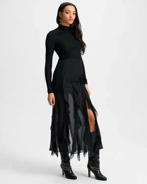 Veronica Beard Silk Maxi Skirt