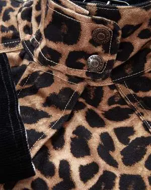 Veronica Beard Arlo Leopard Chore Jacket