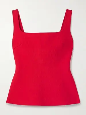 HIGH SPORT Inna Cotton-blend Jacquard Tank