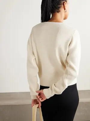 LEMAIRE Knitted Cardigan - Off-white