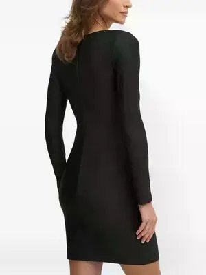 Dkny Ribbed Knot-detail Mini Dress