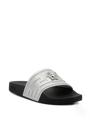 Versace La Medusa Slides - Black