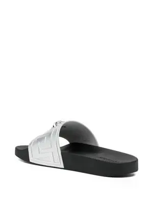 Versace La Medusa Slides - Black