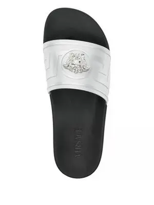 Versace La Medusa Slides - Black