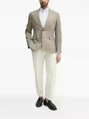 HACKETT Linen Two-button Blazer
