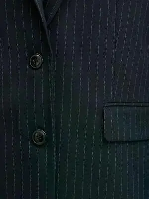 Hugo Pinstripe Buttoned Suit Jacket