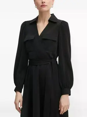 Dkny Wrap-front Mini Dress