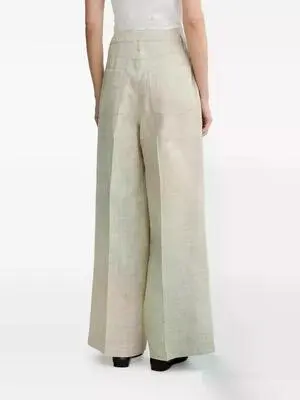 HERSKIND Pleated Wide-leg Trousers