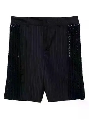 SONIA CARRASCO Striped Tailored Shorts