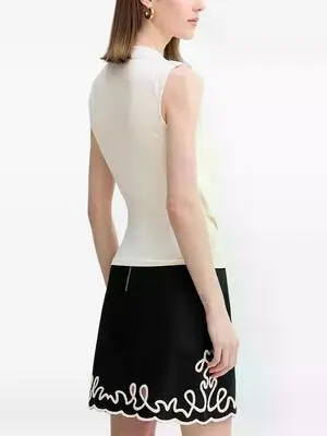BOSS Pleated Sleeveless Top