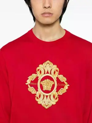 Versace Embroidered Baroque Top