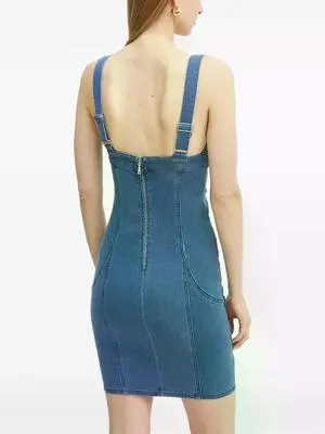 Guess V-neck Denim Dress