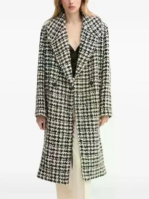 IRO PARIS Houndstooth Double-breasted Coat