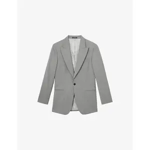 REISS Inspired Single-breasted Wool Blazer