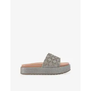 Carvela Estella Woven Flatform Sandals