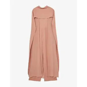 REISS Farley Wide-leg Woven Jumpsuit - Pink