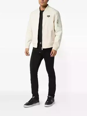 Philipp Plein Logo-plaque Bomber Jacket