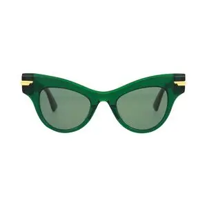 Bottega Veneta Cat Eye Sunglasses - Green