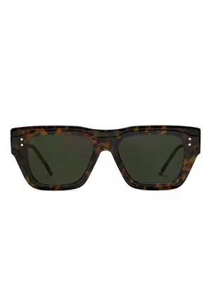 Thom Browne Rectangle-frame Sunglasses - Brown