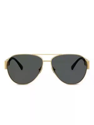 Versace Pilot Sunglasses - Gold