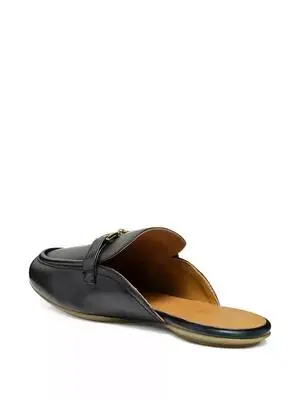 Geox Leather Flat Mules