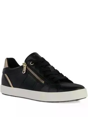 Geox Leather Sneakers - Black