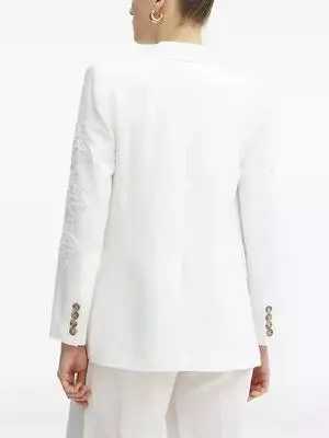 ERMANNO FIRENZE Embroidered Double-breasted Blazer