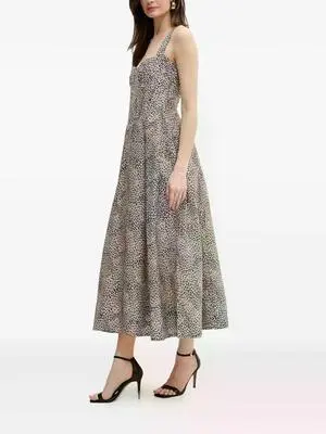 Bardot Lilah Leopard-print Midi Dress - Neutrals