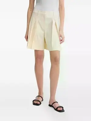 Theory Pleated-front Tailored Shorts