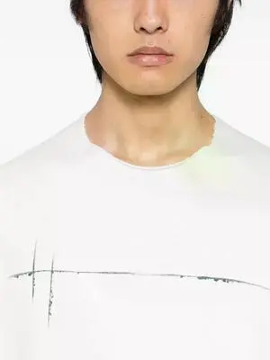 DEVOA Printed T-shirt - White