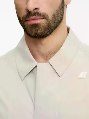 K-WAY Button-fastening Jacket - Neutrals