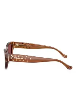 COACH® Logo-plaque Square Sunglasses