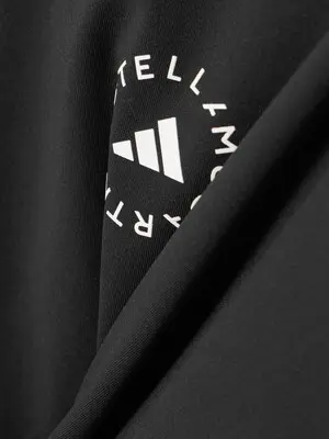 Adidas By Stella McCartney Printed Stretch Recycled-jersey Top