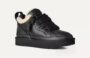 UGG Lowmel Leather Sneakers - Black