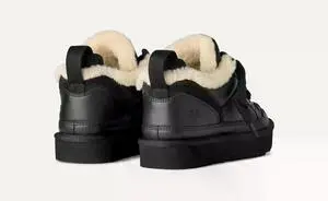 UGG Lowmel Leather Sneakers - Black