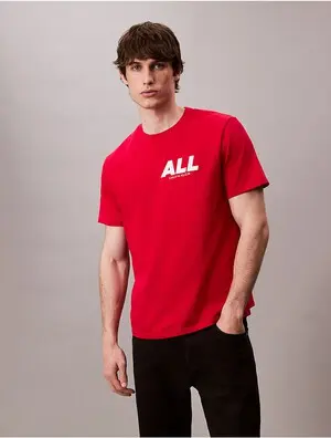 Men's Red Graphic Shirts