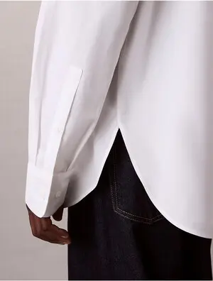 Calvin Klein Cotton Silk Relaxed Shirt