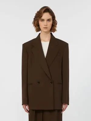 Max Mara Wool Twill Straight Fit Blazer