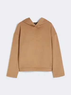 Max Mara Jersey Drap Hooded Sweatshirt