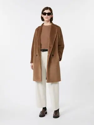 Max Mara Wool And Cashmere Crew-neck Sweater - Camel