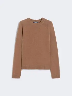 Max Mara Wool And Cashmere Crew-neck Sweater - Camel