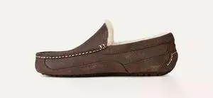 UGG Ascot Leather Distressed Loafer Slipper - Dusted Cocoa