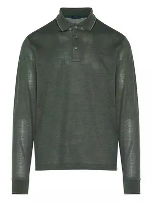 Paul & Shark Long-sleeve Polo Shirt - Green