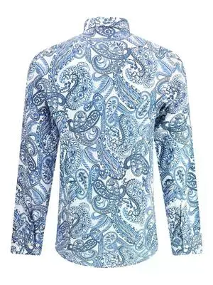 Etro Paisley-print Shirt - Blue