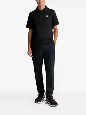 Fusalp Pique-cotton Polo Shirt - Black