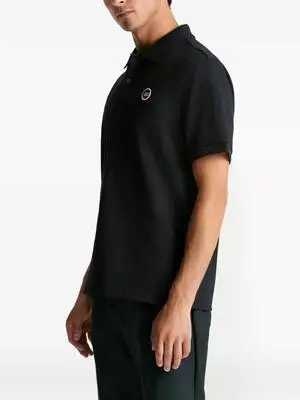Fusalp Pique-cotton Polo Shirt - Black