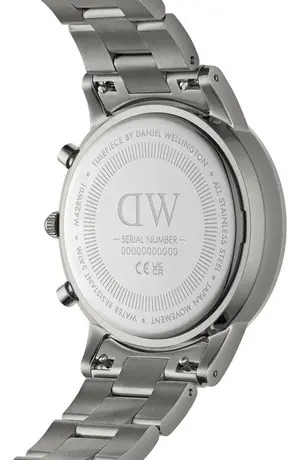 DANIEL WELLINGTON Iconic Link Chronograph Bracelet Watch