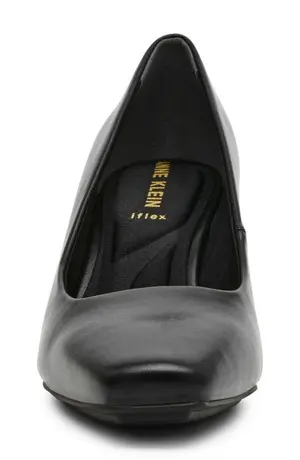 Anne Klein Prima Pump - Black Smooth